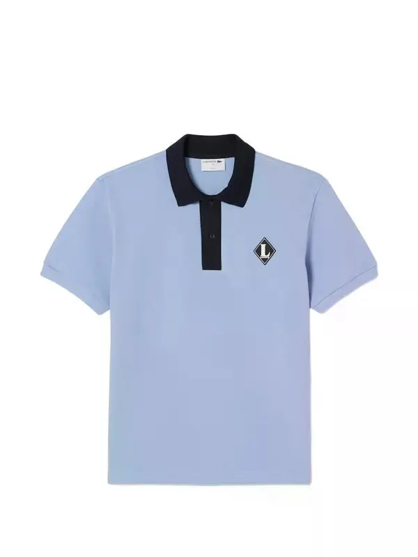 Lacoste Logo-appliqué Polo Shirt - Blue