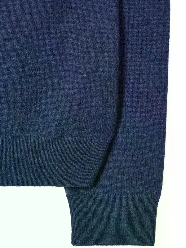 Paul Smith Sports Stripe Trim Knitwear Sweater - Blue