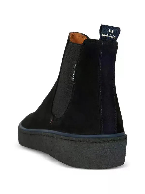 Paul Smith Bash Suede Chelsea Boots - Black