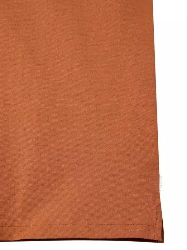 Paul Smith Striped-collar Cotton Polo Shirt