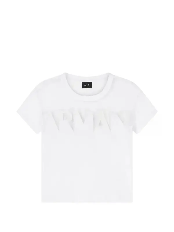 Armani Exchange Embossed Logo T-shirt - White