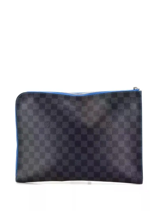 LOUIS VUITTON Pochette Jour Gm Clutch - Black