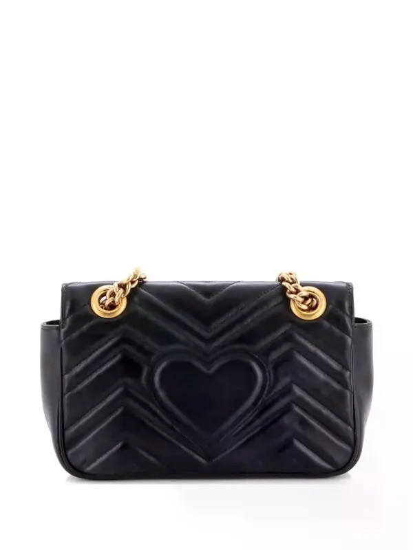 Gucci Gg Marmont Flap Bag Mini - Black