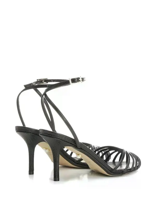 ALEVI MILANO Blake Leather Sandals - Black