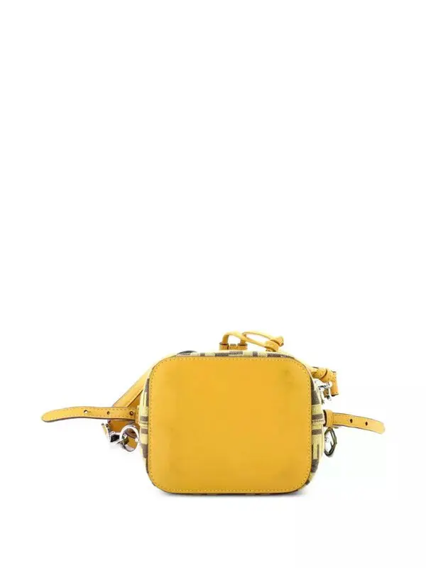 Fendi X Fragment Mon Tresor Zucca Canvas Mini Bucket Bag