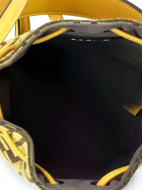 Fendi X Fragment Mon Tresor Zucca Canvas Mini Bucket Bag