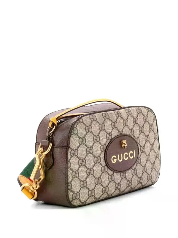 Gucci Neo Vintage Camera Messenger Bag Gg Coated Canvas - Brown