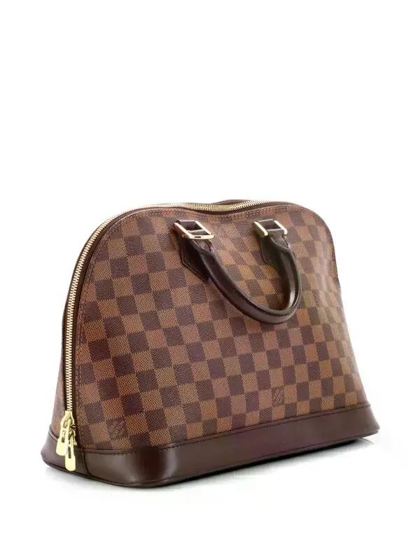 LOUIS VUITTON Vintage Alma Handbag Damier Pm Satchel - Brown