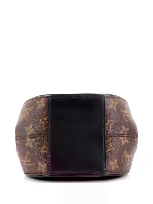 LOUIS VUITTON Boursicot Boite Chapeau Reverse Monogram Giant Shoulder Bag - Brown