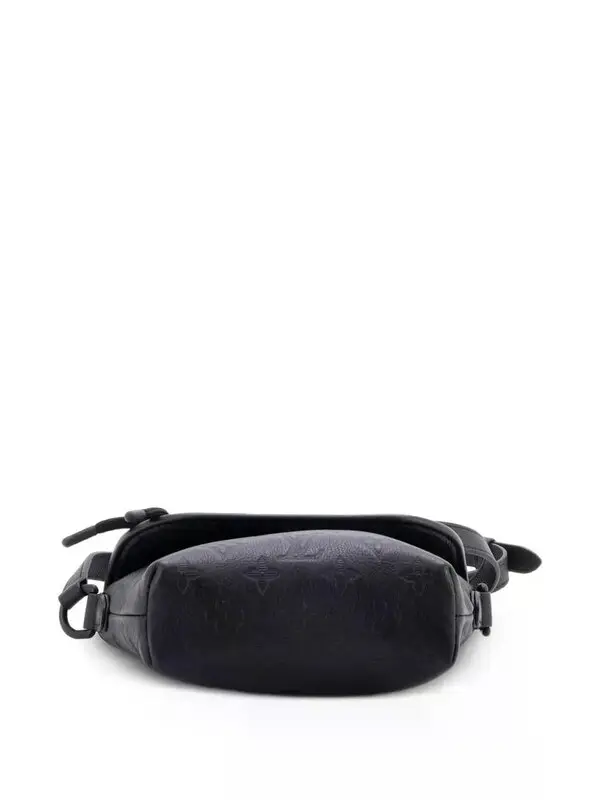 LOUIS VUITTON Pulse Wearable Wallet Monogram Shadow Leather Belt Bag - Black
