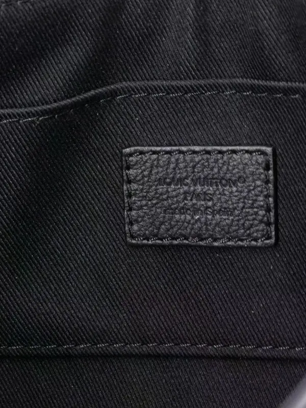 LOUIS VUITTON Pulse Wearable Wallet Monogram Shadow Leather Belt Bag - Black