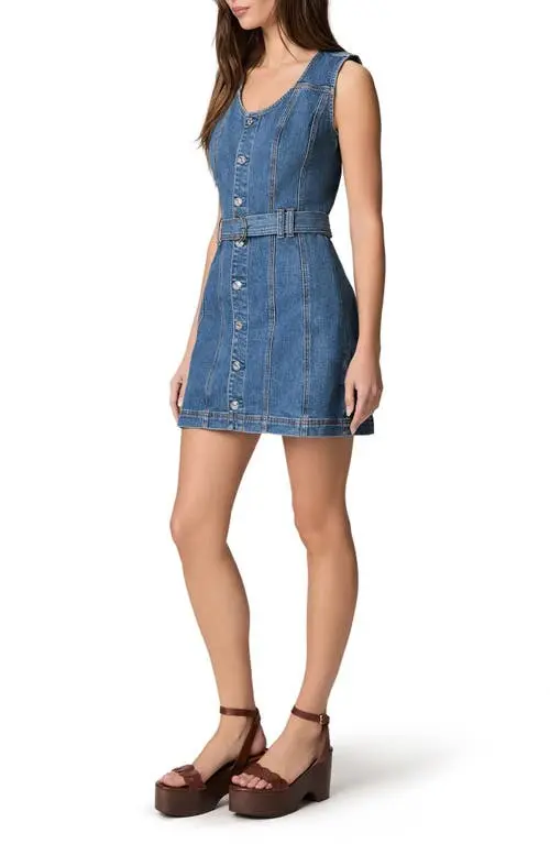 Paige Maxine Button-up Denim Minidress - Seafare