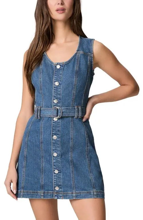 Paige Maxine Button-up Denim Minidress - Seafare