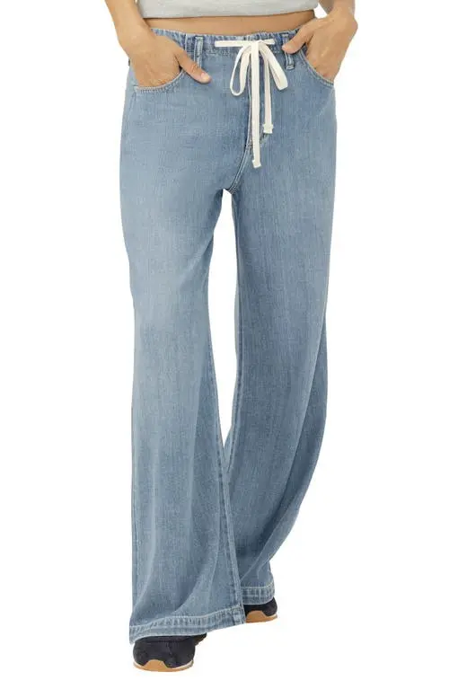 SILVER JEANS CO. Wide Leg Drawstring Jeans - Ventura
