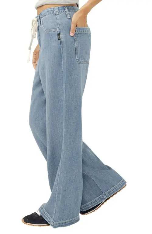 SILVER JEANS CO. Wide Leg Drawstring Jeans - Ventura