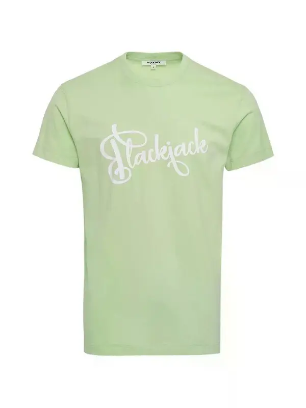 BLACKJACK Logo-print T-shirt - Green