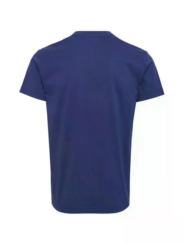 BLACKJACK Logo-detail T-shirt - Blue