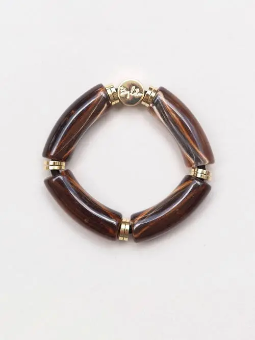 BY LILLA Whiskey Ave Capsule Bracelet - Brown