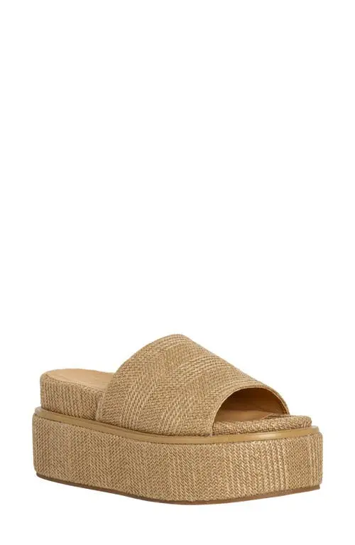 SHU SHOP Lexie Platform Slide Sandal - Natural
