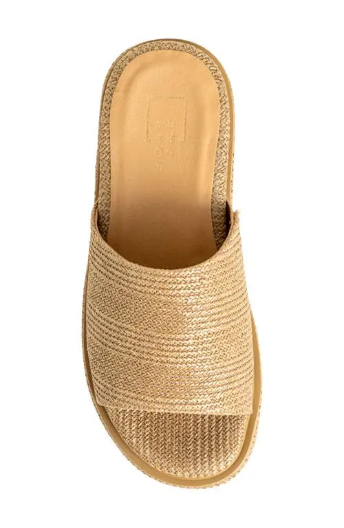 SHU SHOP Lexie Platform Slide Sandal - Natural
