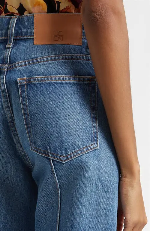 Ulla Johnson Genevieve Pintuck Jeans - Danube
