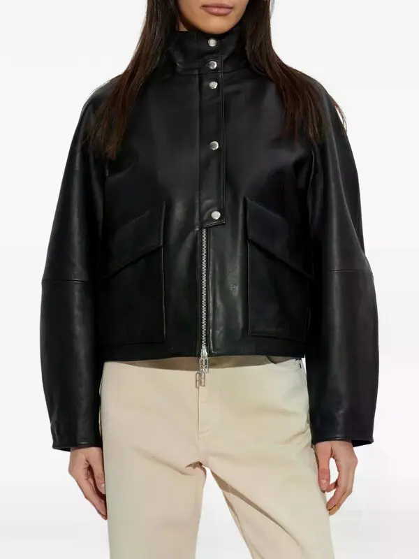 BY MALENE BIRGER Button Flap Jacket - Black
