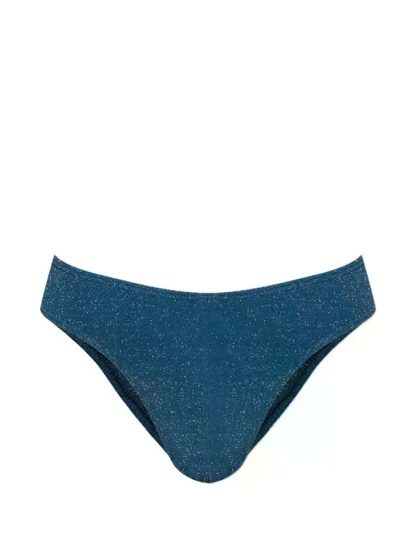 Bond Eye Christy Shimmer Bikini Bottom - Blue