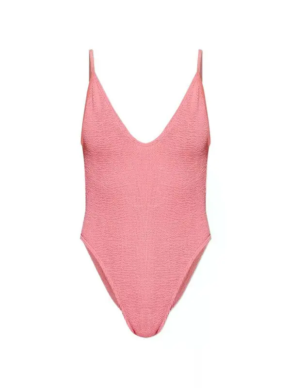 Bond Eye Everly Textured One-piece Swimsuit - Pink