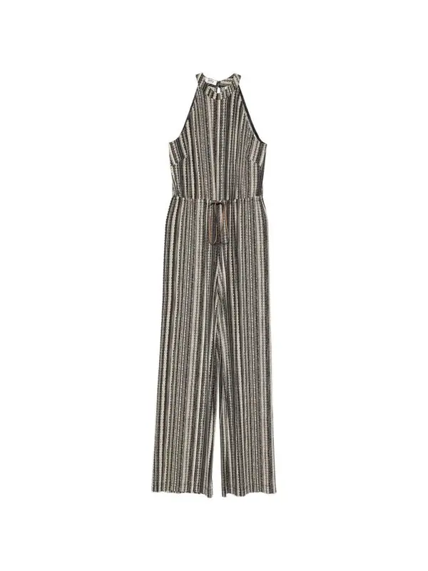 SIYU Baez Long Halterneck Jumpsuit - Green