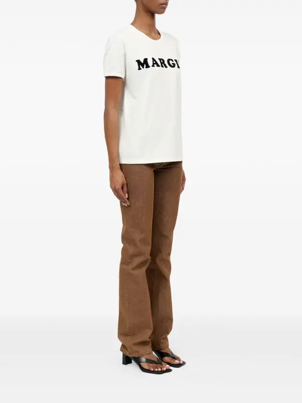 MAISON MARGIELA Logo Cotton T-shirt - White