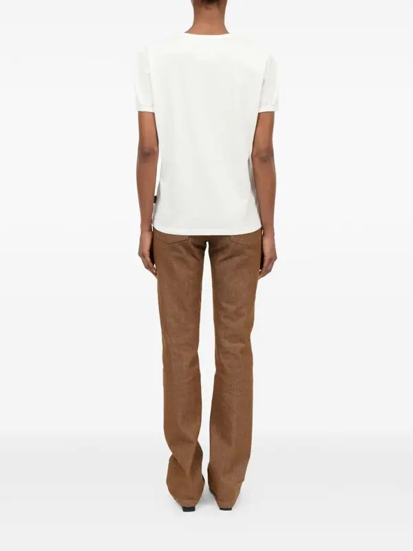 MAISON MARGIELA Logo Cotton T-shirt - White