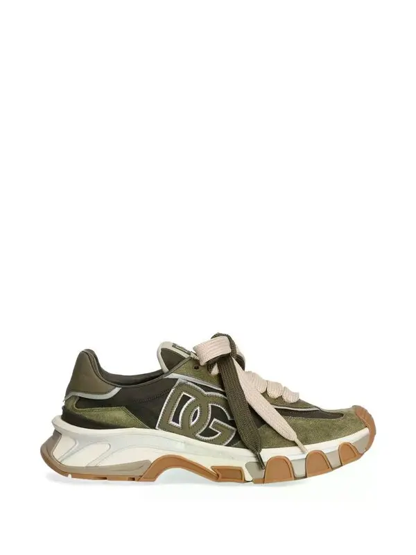 Dolce & Gabbana Dg Country Road Fabric Sneakers - Green