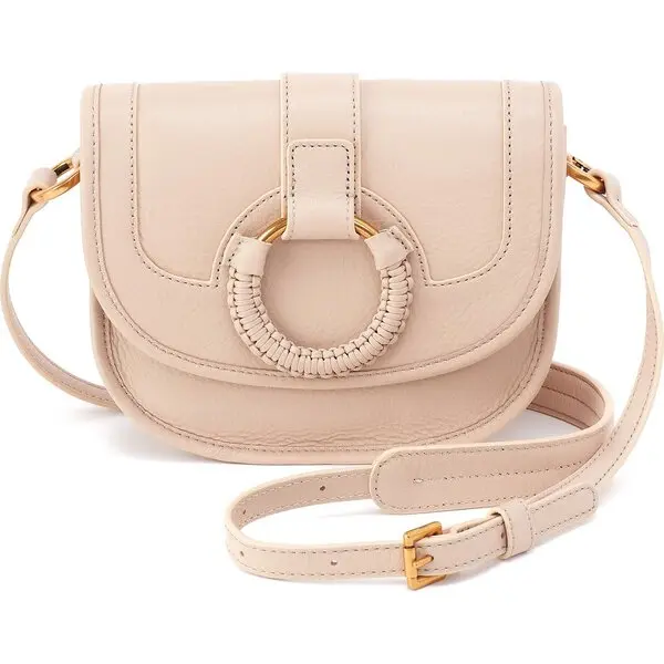 Hobo Small Kiva Leather Crossbody Bag - Stonewash