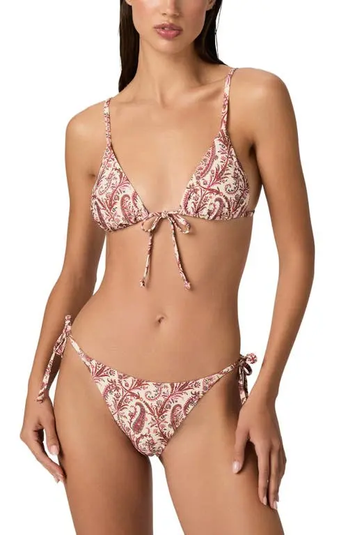 Paige Cameron Tie Front Triangle Bikini Top