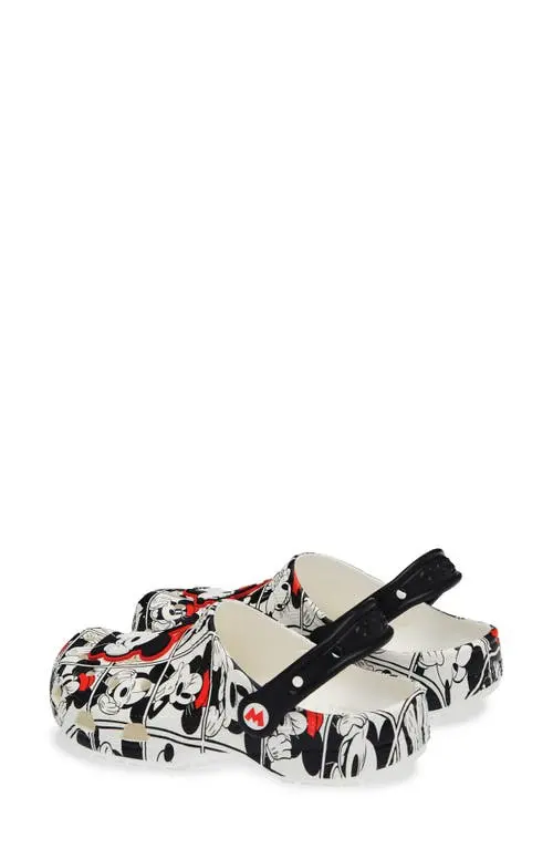 CROCS Mickey & Minnie Classic Clog - White Multi