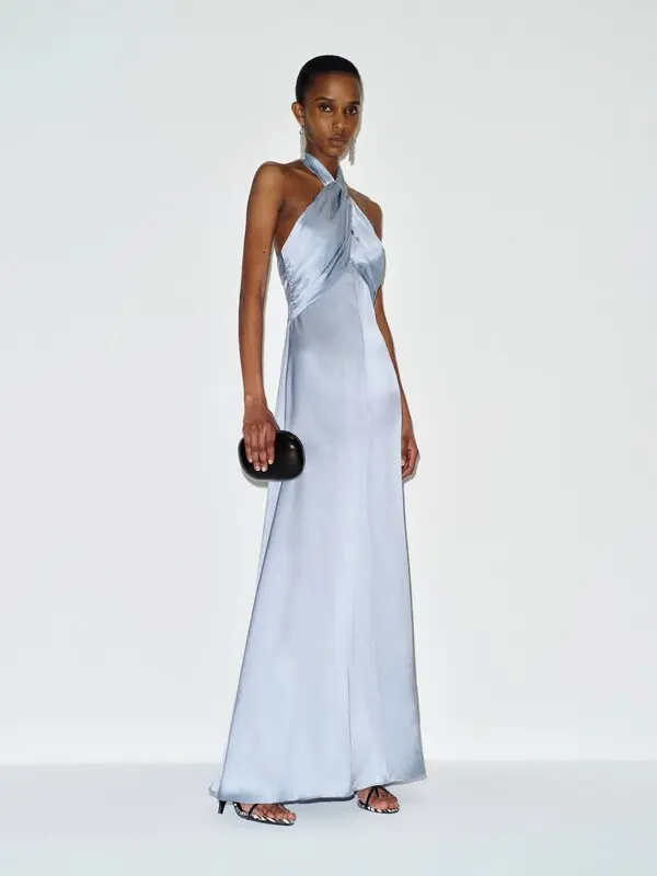 REFORMATION Veria Silk Maxi Dress