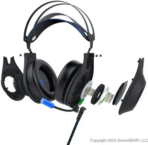 BIONIK Wired Headsetwith Boom Mic