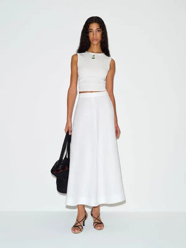 REFORMATION Peony Linen Skirt