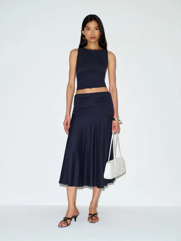 REFORMATION Demi Knit Two-piece Set - Blue