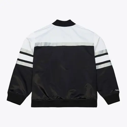 Mitchell & Ness Las Vegas Raiders Head Coach Lightweight Satin Jacket