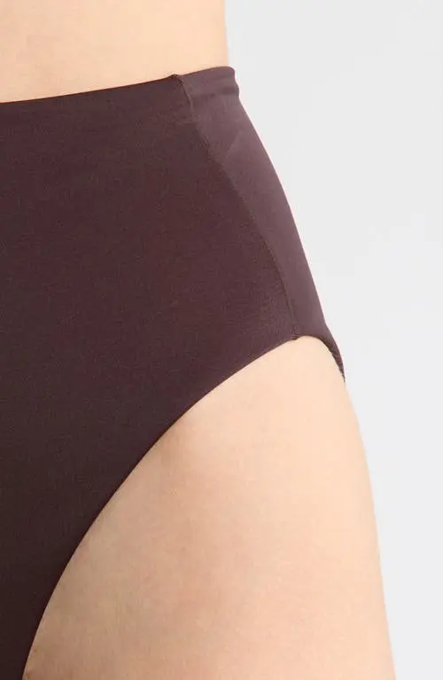 LEFT ON FRIDAY Hi Hi High Waist Bikini Bottoms - Cold Brew