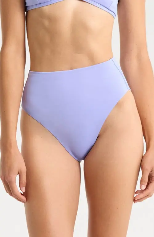 LEFT ON FRIDAY Hi Hi High Waist Bikini Bottoms - Riptide Periwinkle