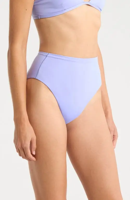 LEFT ON FRIDAY Hi Hi High Waist Bikini Bottoms - Riptide Periwinkle