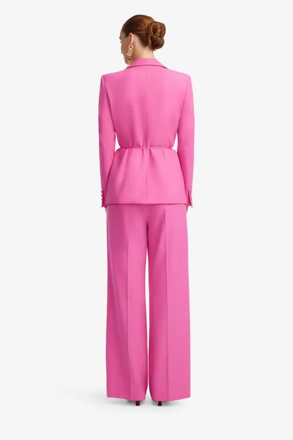 LEO LIN Vesper Fitted Blazer - Fuchsia