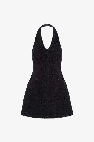 LEO LIN Jessie Halterneck Mini Dress