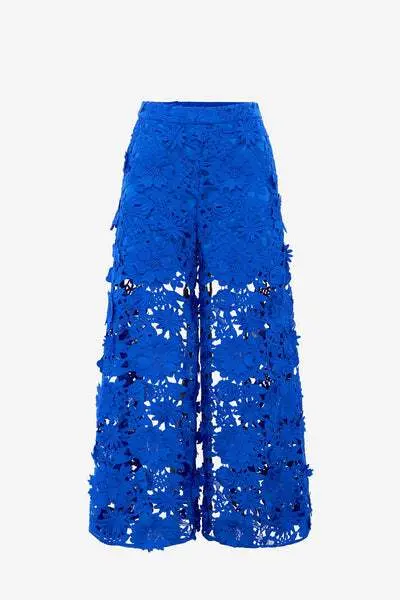LEO LIN Candied Lace Wide Leg Pants