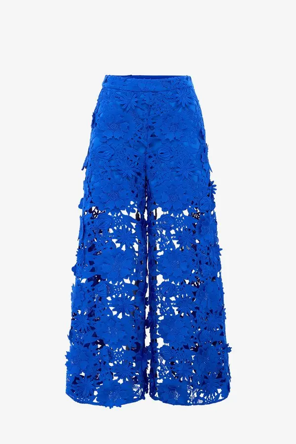 LEO LIN Candied Lace Wide Leg Pants