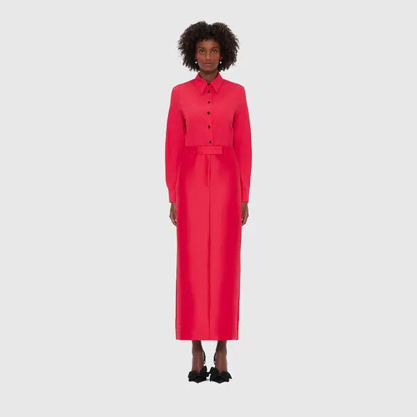LEO LIN Eve Maxi Skirt - Rosa
