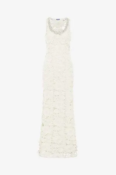 LEO LIN Helena Embellished Lace Maxi Dress