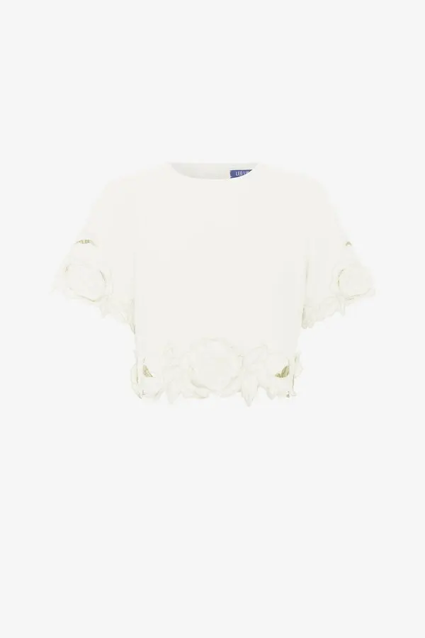 LEO LIN Indie Sleeve Top - Vanilla